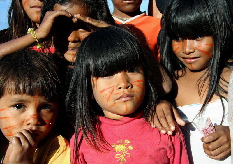 Photo Pataxo's Children (Brazilian indians) by Arnaldo Interata ...